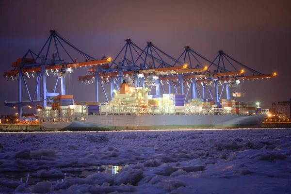 Container Terminal in Hamburg, Germany — Stock Photo © robertmandel ...