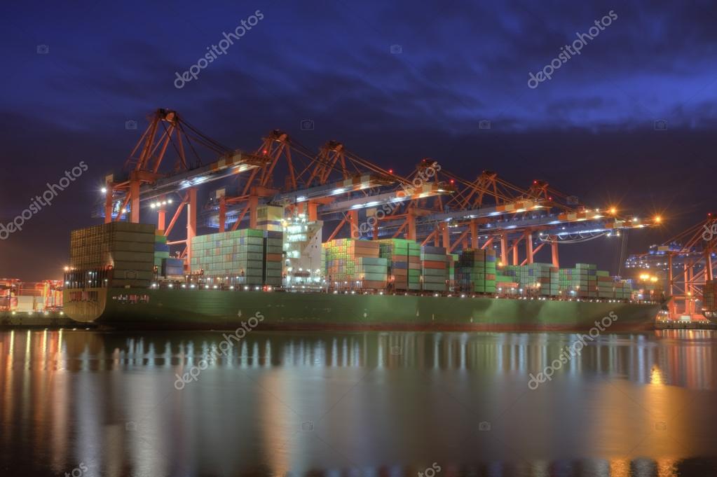 Container Terminal in Hamburg, Germany — Stock Photo © robertmandel ...