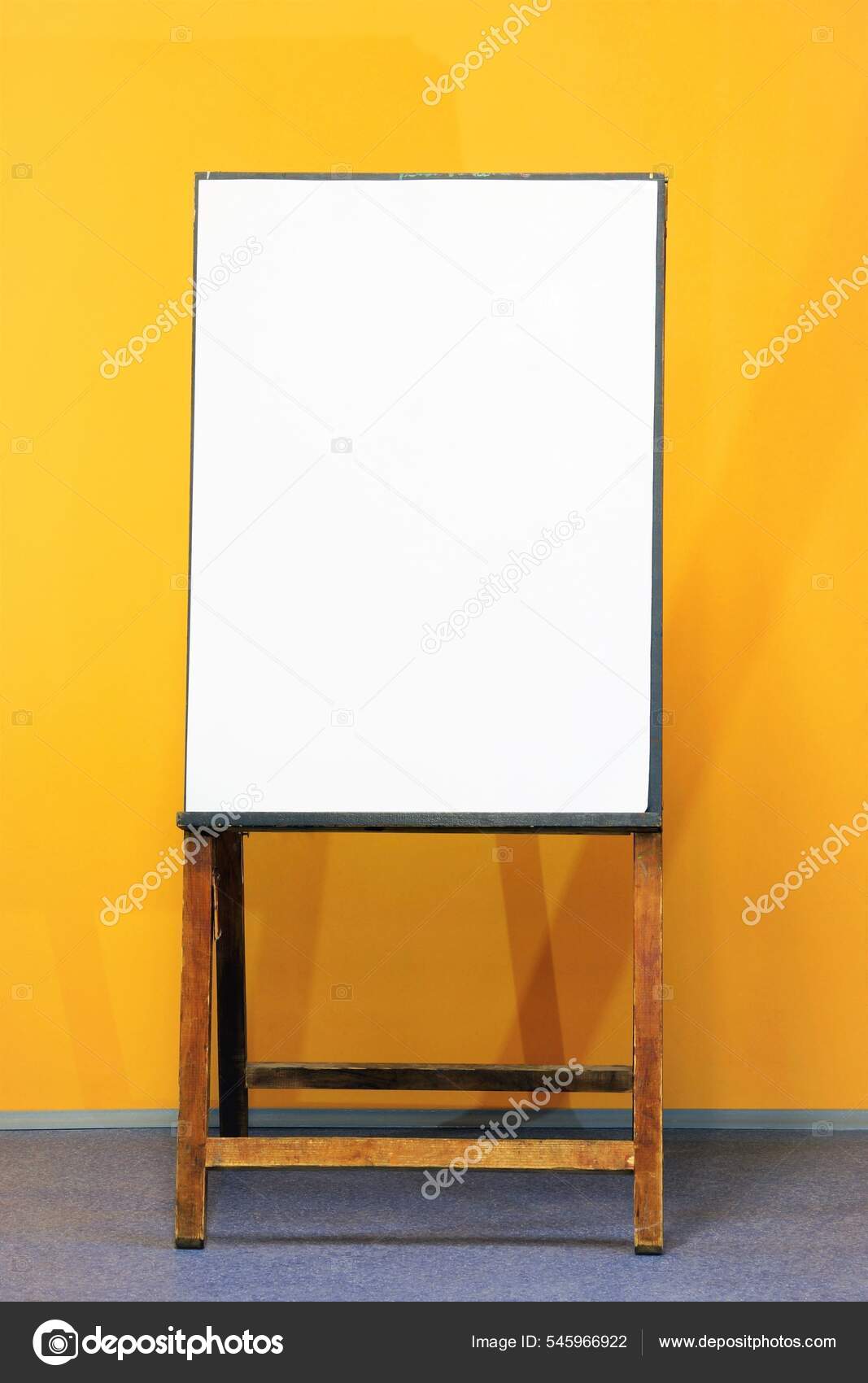 Easel Sheet Drawing Paper Wooden Stand Which Artist Places Painting ...