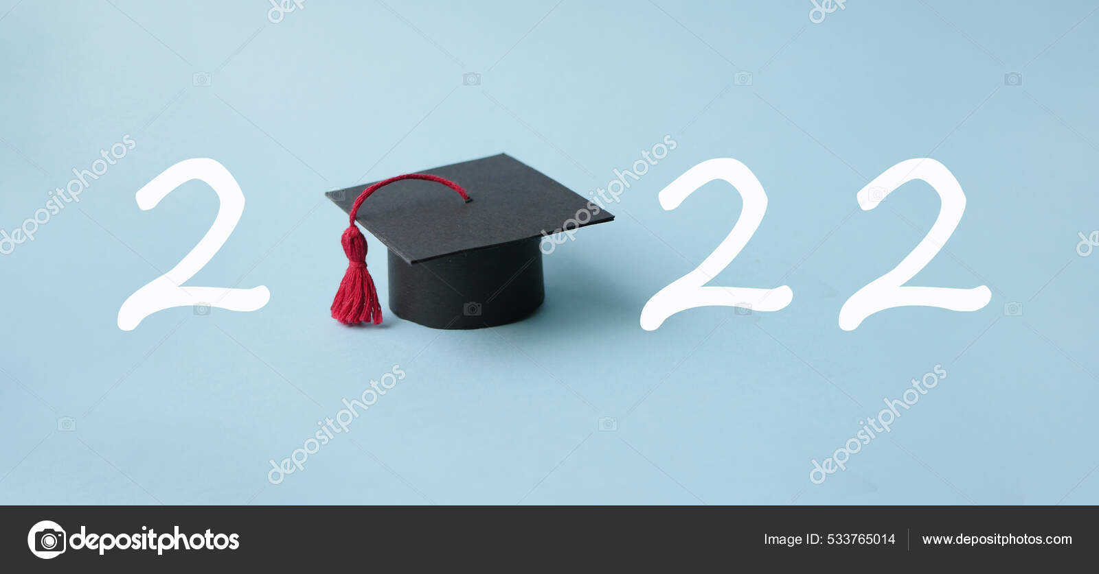 Graduation Cap Blue Class Of 2022