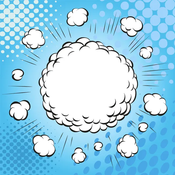 Boom. Comic book explosion, vector background Stock Vector Image by ...