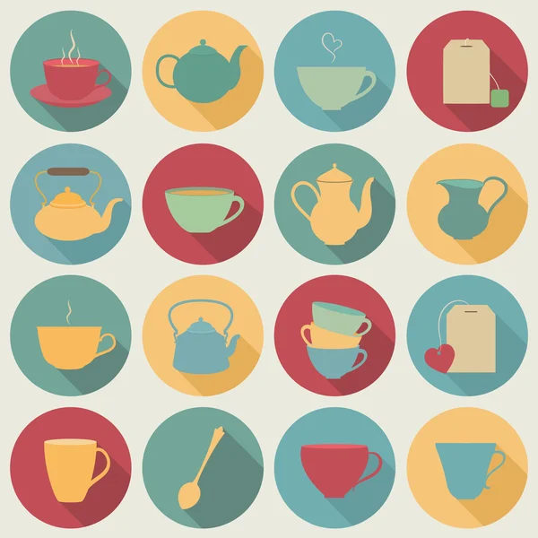 Tea icons. Pots set Stock Vector Image by ©nadia1992 #119147350