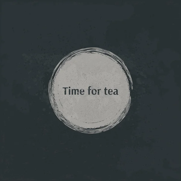 Tea time chalk Vector Art Stock Images | Depositphotos