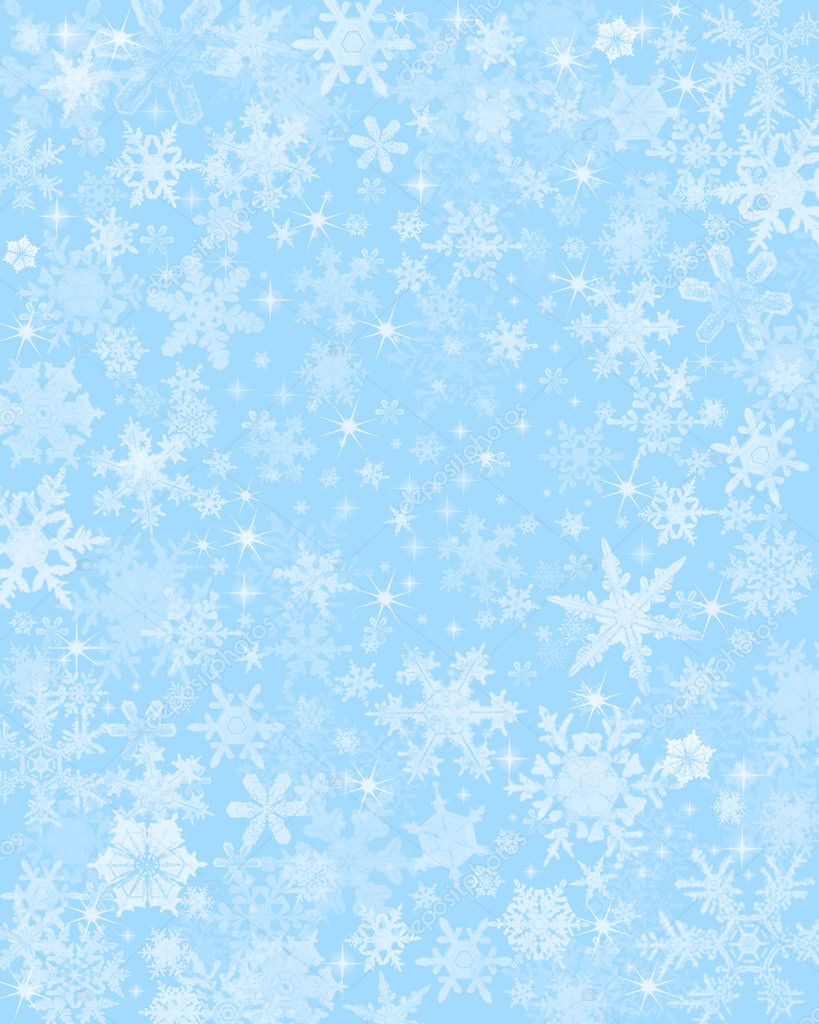 Subtle Blue Snow Background Stock Photo by ©davidschrader 16353561