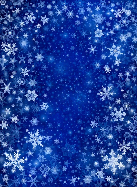 Blue Snow Storm Background — Stock Photo © davidschrader #16477769