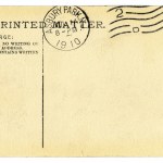 Back side of old postcard — Stock Photo © mirabellart #4525086