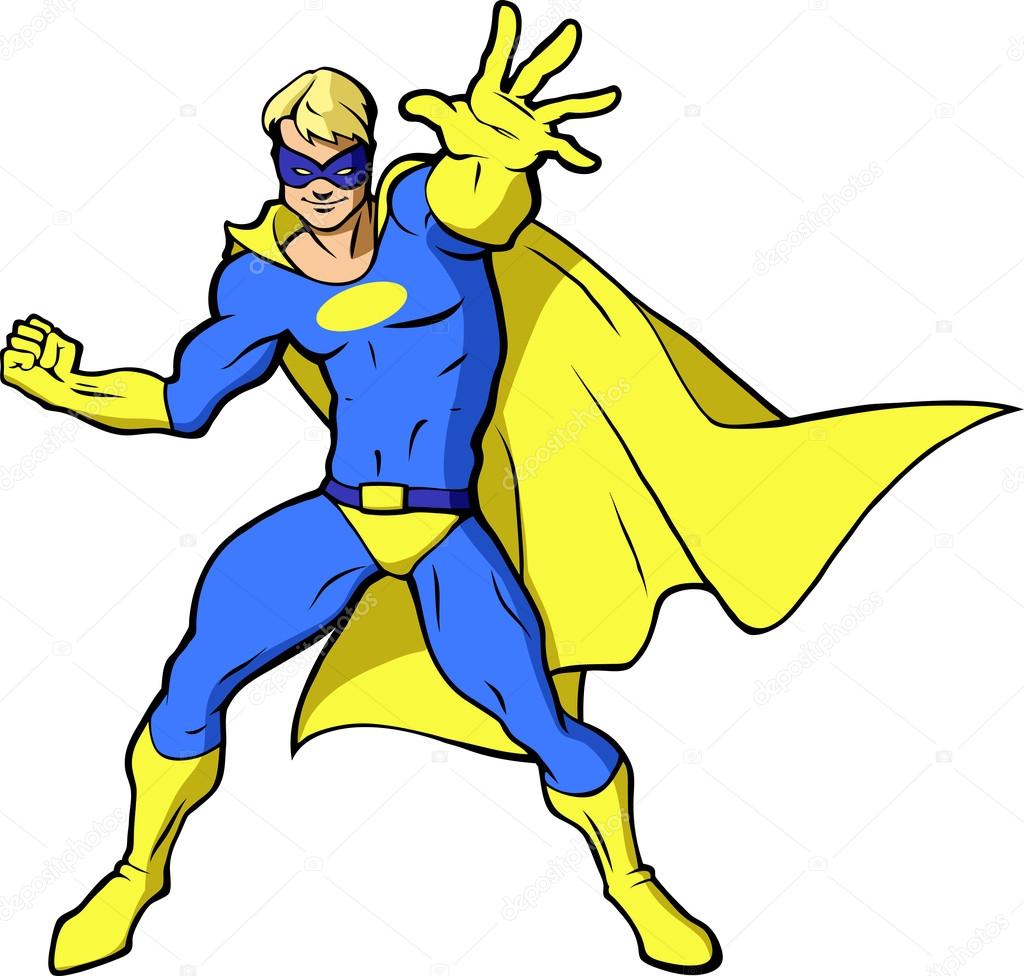 Superhero in bright costume Stock Vector Image by ©A_Petruk #16492585