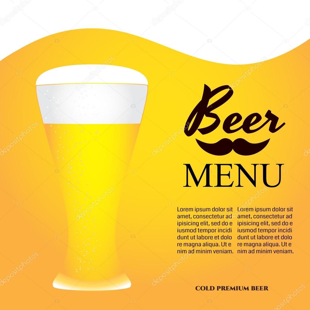 Beer background Stock Vector by ©Alexandr.Bugaiov 25181119