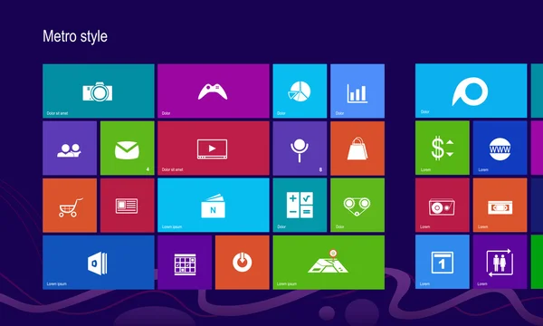 Windows 8 Icons Vector