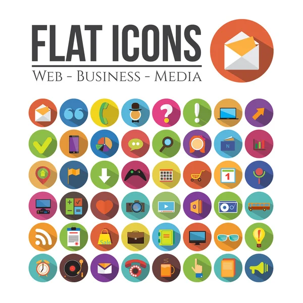 Flat icons Vector Art Stock Images | Depositphotos
