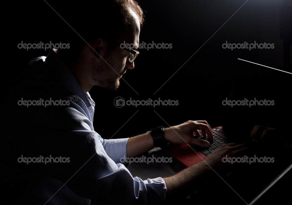 Hacker — Stock Photo © ooGleb #44021833