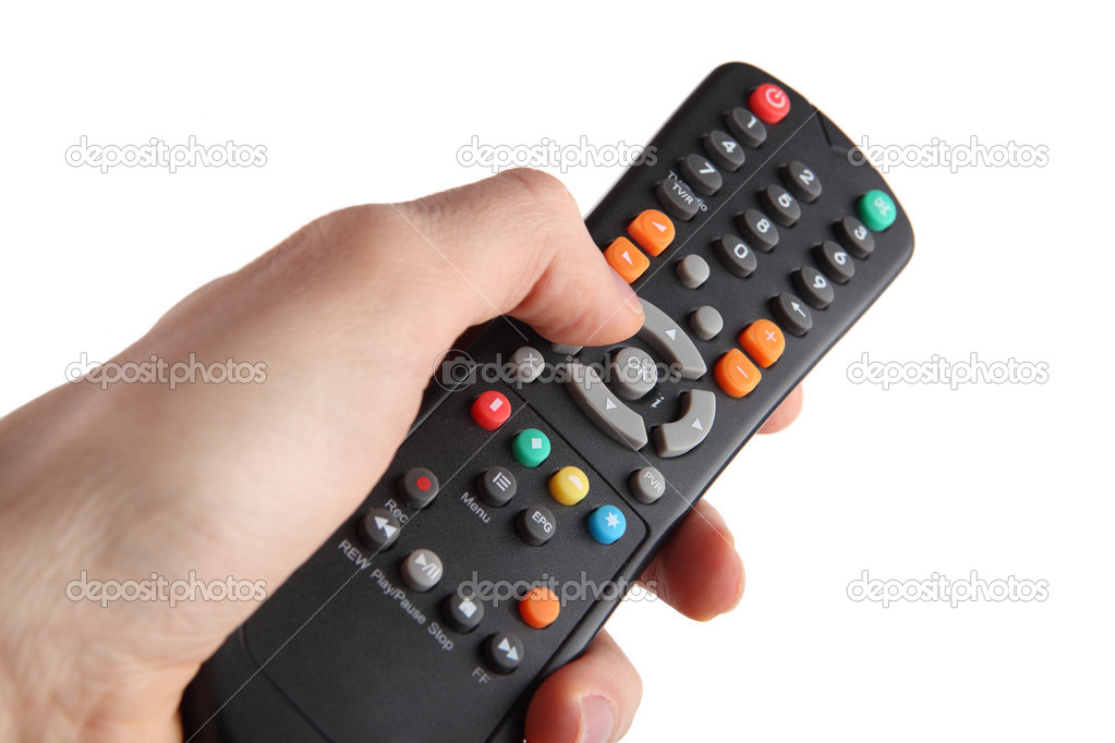 Tv remote control Stock Photo by ©gielmichal 18061787