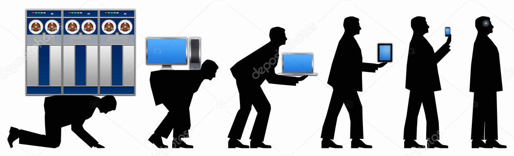 Evolution computer technology 3 — Stock Photo © alexandr55 #21356099