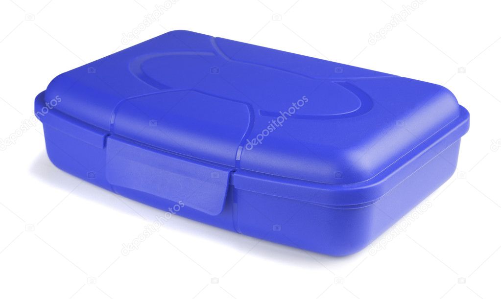 Blue lunch box Stock Photo by ©aperturesound 28581513