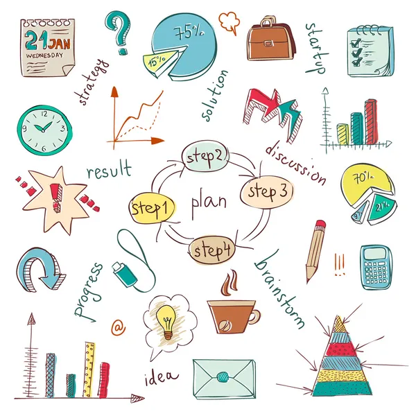 Business drawing Stock Vectors, Royalty Free Business drawing ...