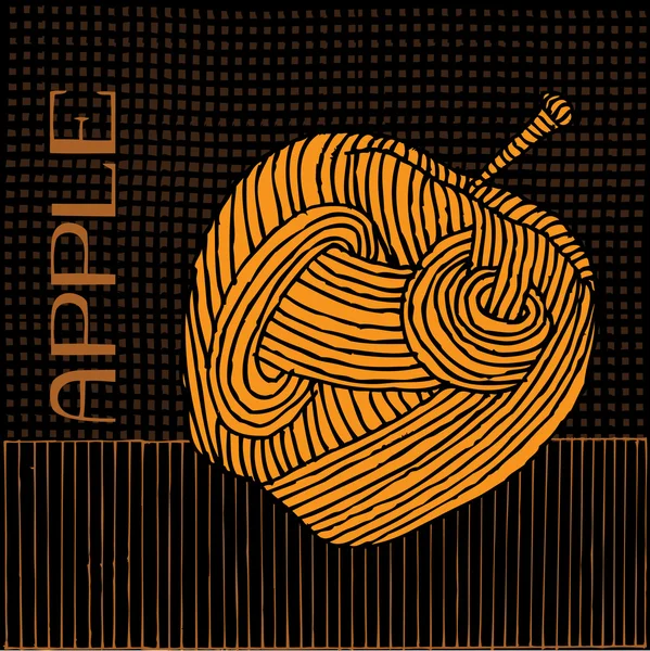 Apple label Stock Vector Image by ©zelena #19361025