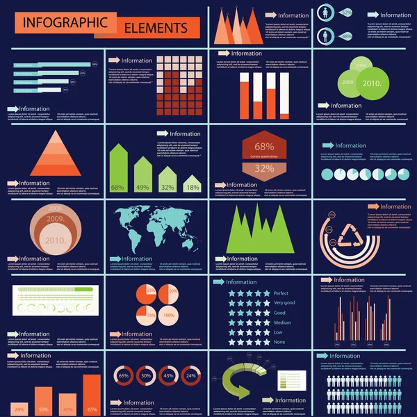 Infographic elements — Stock Vector © zelena #18279261