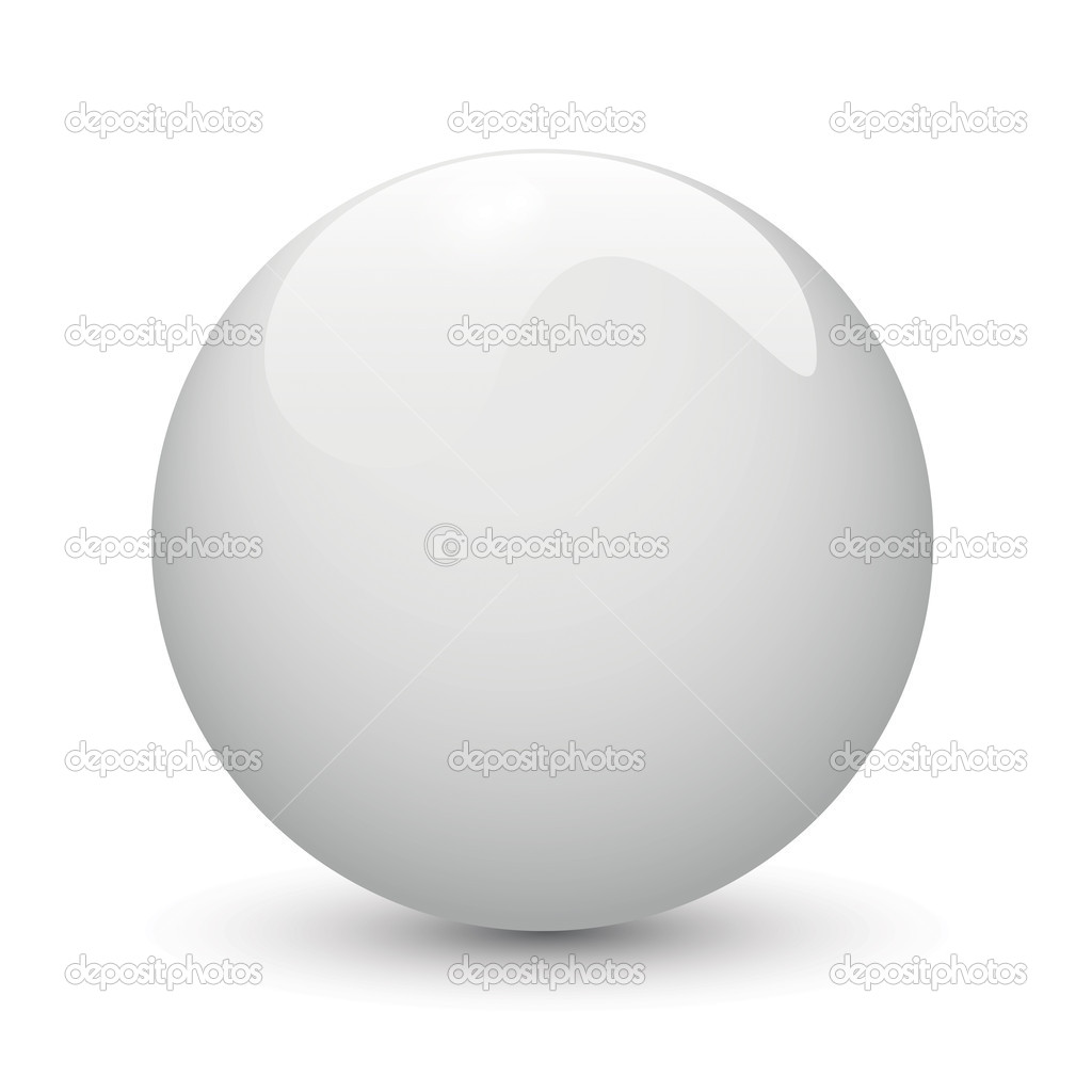 White glossy ball Stock Vector Image by ©mizar_219842 #36897901