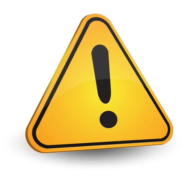 Exclamation mark yellow square icon Stock Vector Image by ©julydfg #3703989