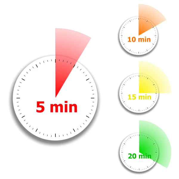 Stopwatch Expiring Time Minutes Web Icon Isolated Stock Vector Image by ...