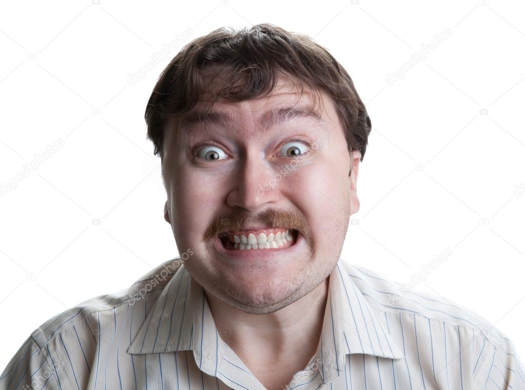 Irritation at the man's face Stock Photo by ©mizar_219842 48763737