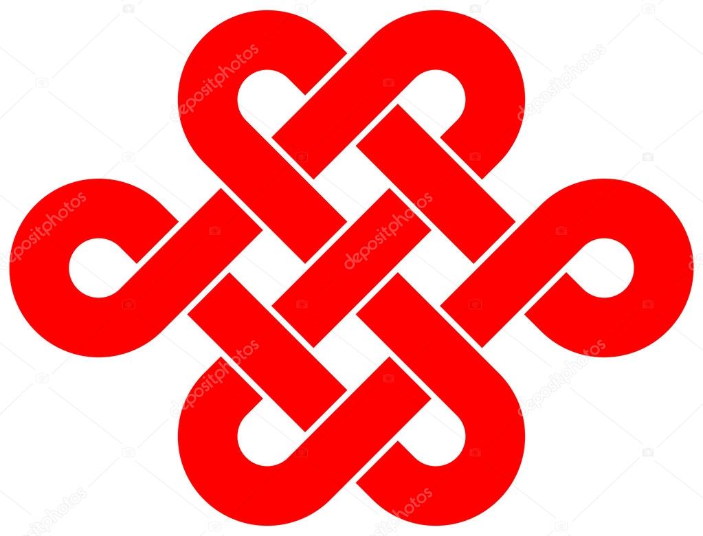 Endless knot — Stock Vector © polosatik #36996451