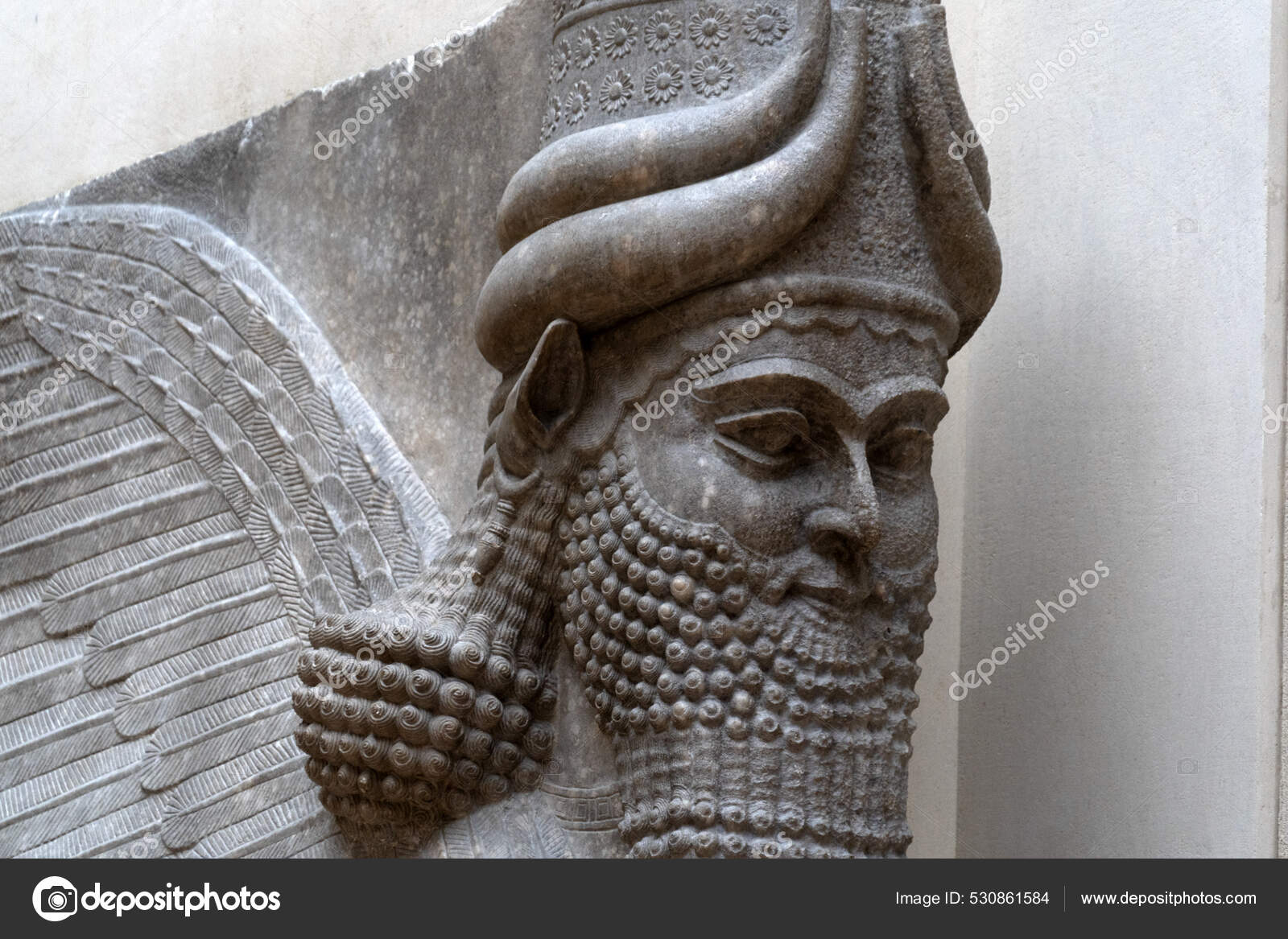 Ancient Babylonia Assyria Sculpture Mesopotamia — Stock Photo © izanbar ...
