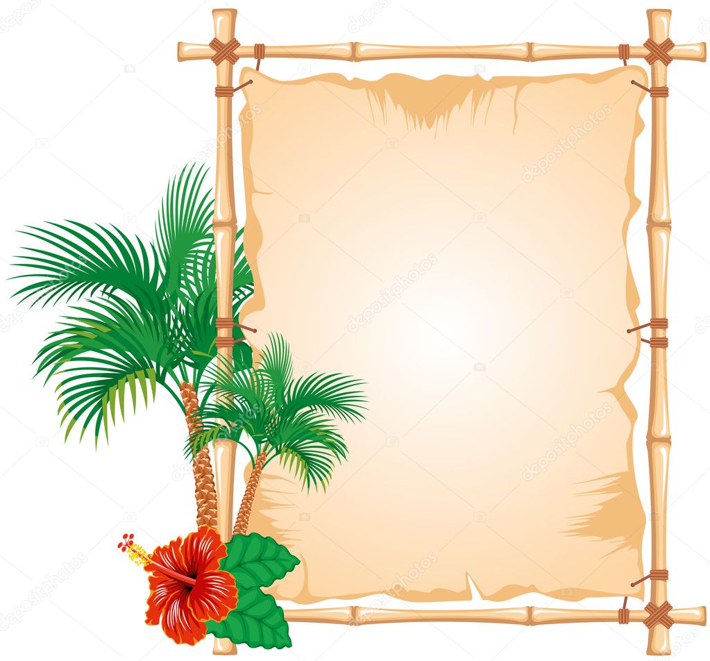 Palm Tree Page Border