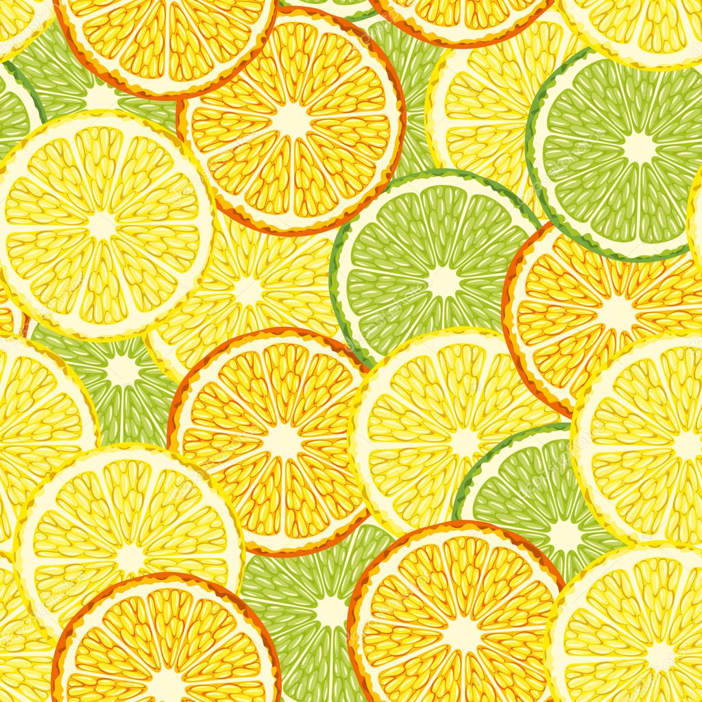 Citrus seamless background Stock Vector Image by ©Pazhyna #16785481
