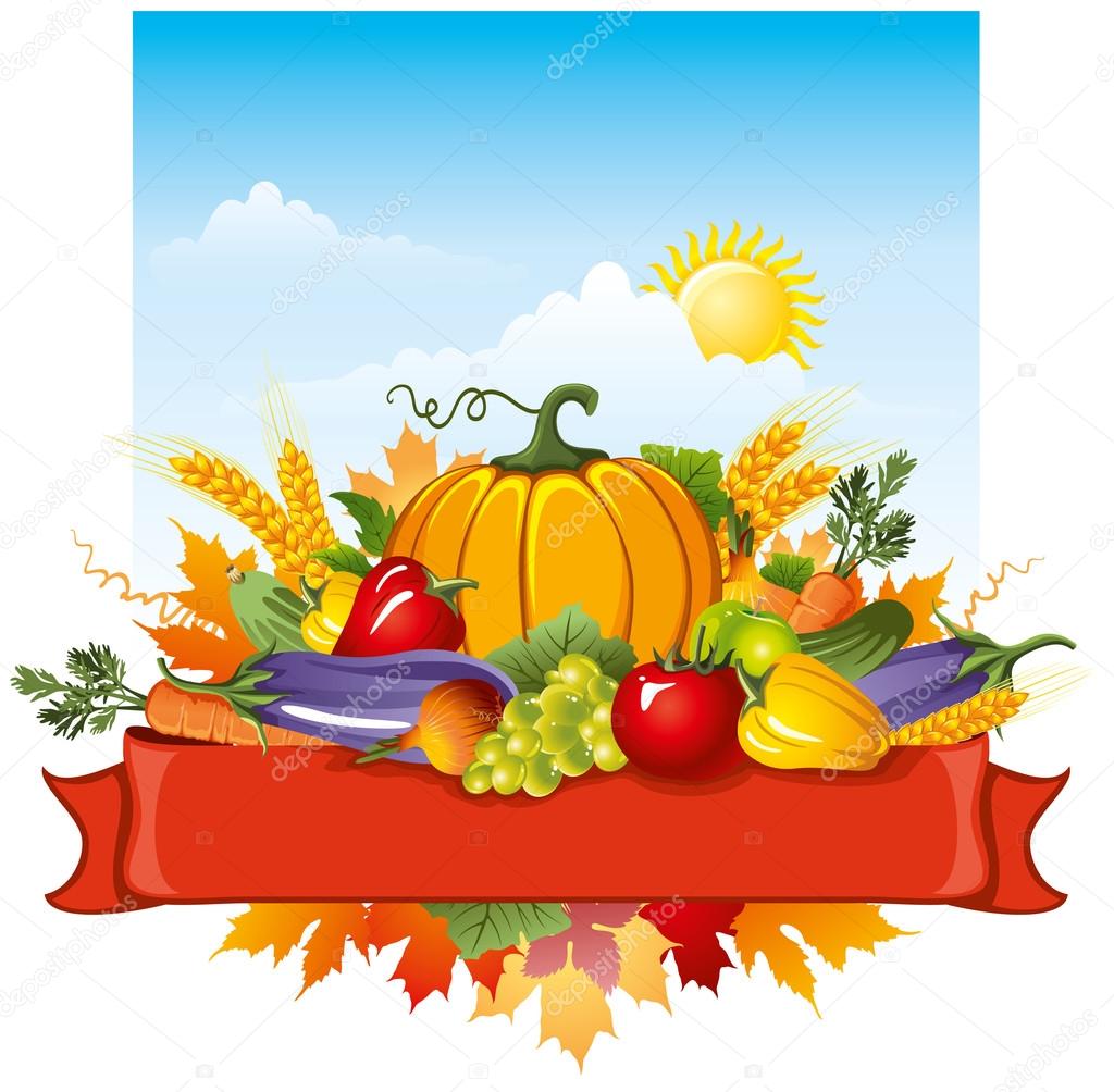 Rich harvest — Stock Vector © Pazhyna #16785951 Rich harvest — Stock Vector © Pazhyna #16785951