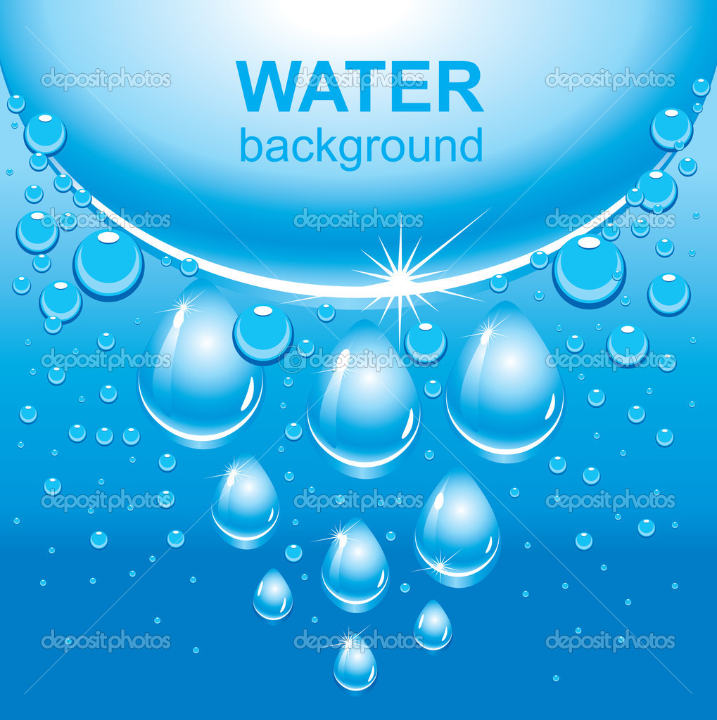 Water Background Stock Vector Image by ©Pazhyna #16786737