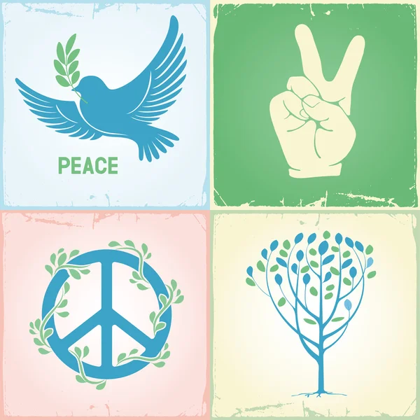 ᐈ Symbols of peace stock vectors, Royalty Free different peace signs ...