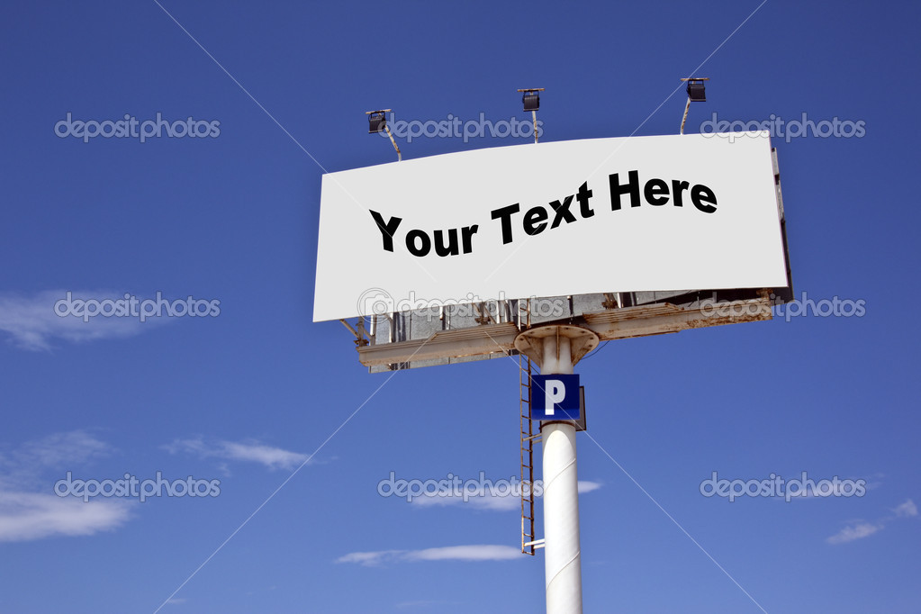 Sign - Add Text or Image — Stock Photo © Steve_Allen #16883607