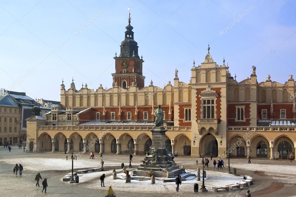 Krakow - Cloth Hall - Main Square - Poland – Stock Editorial Photo ...