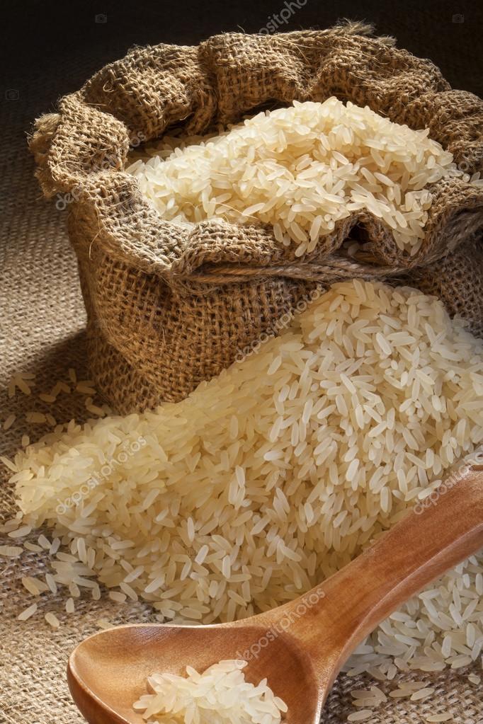 Sack of rice — Stock Photo © Steve_Allen #16923301