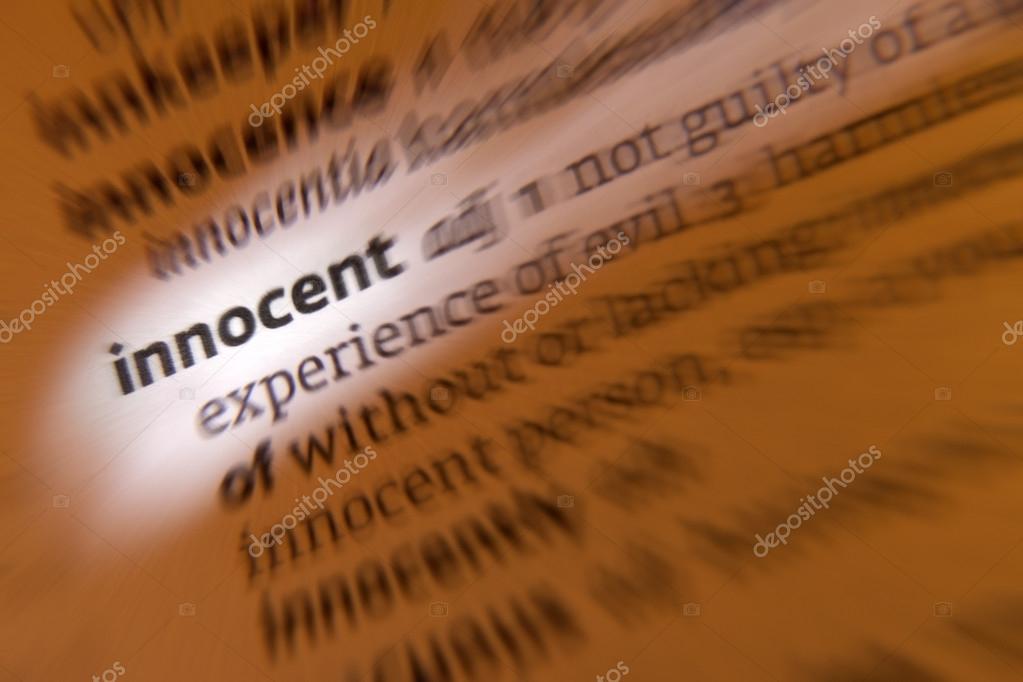Innocent - Dictionary Definition — Stock Editorial Photo © Steve_Allen ...