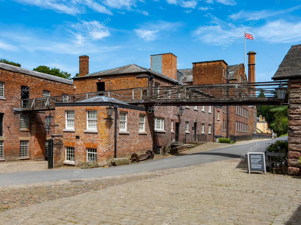 Quarry Bank Mill (también conocido como Styal Mill) en Styal, Cheshire ...