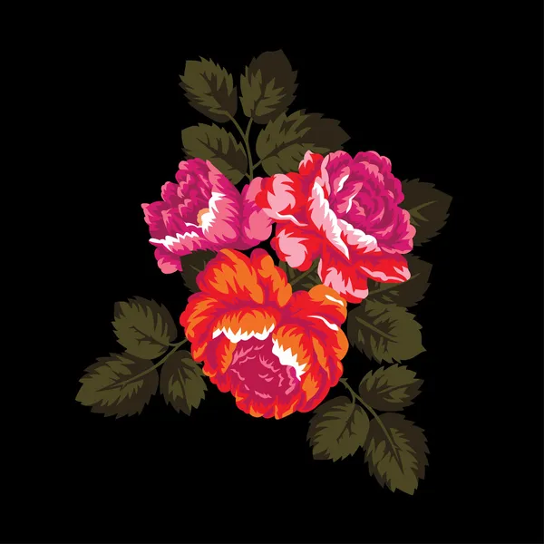 Bunch of roses Vector Art Stock Images | Depositphotos