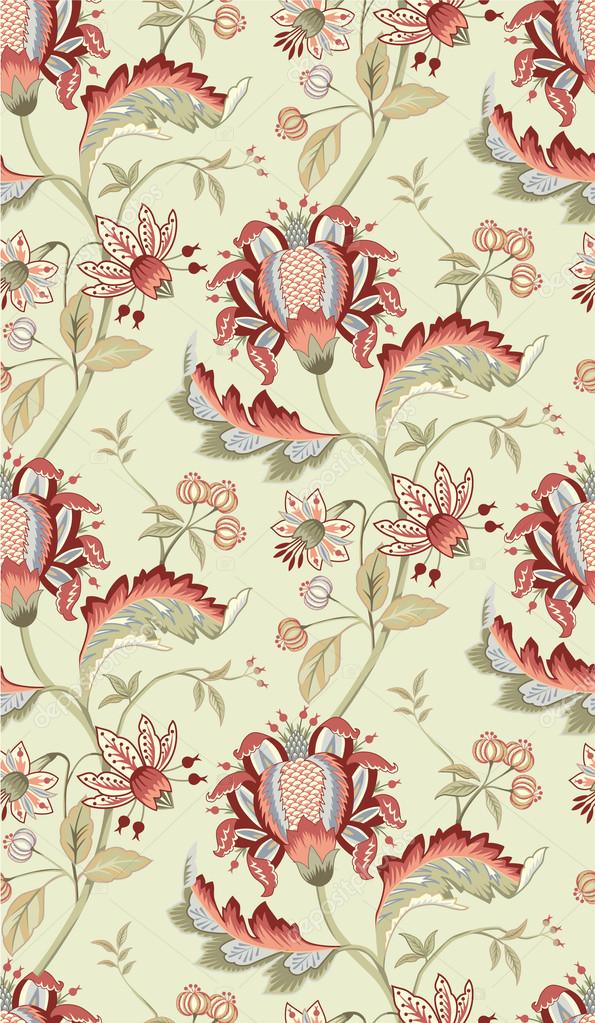 Chintz vintage floral pattern Stock Vector Image by ©annapre #37732057