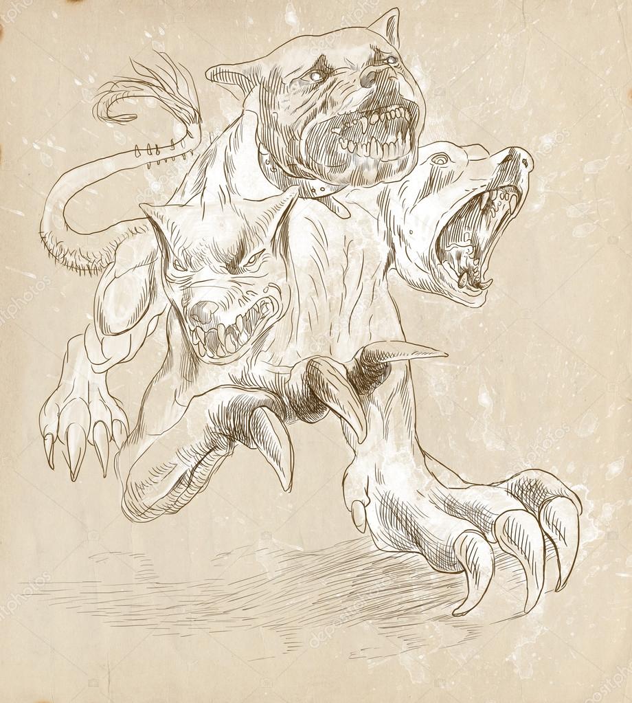Cerberus Stock Illustration by ©kuco #22903966