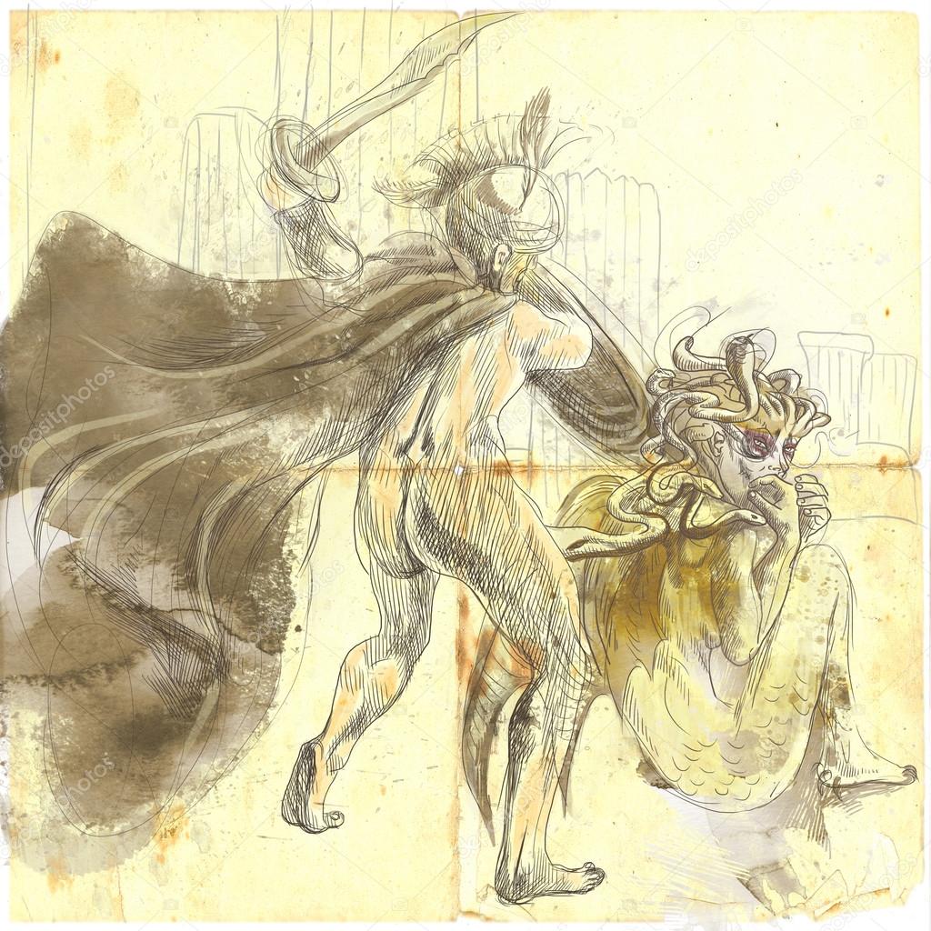 Perseus and Medusa — Stock Photo © kuco #23444930