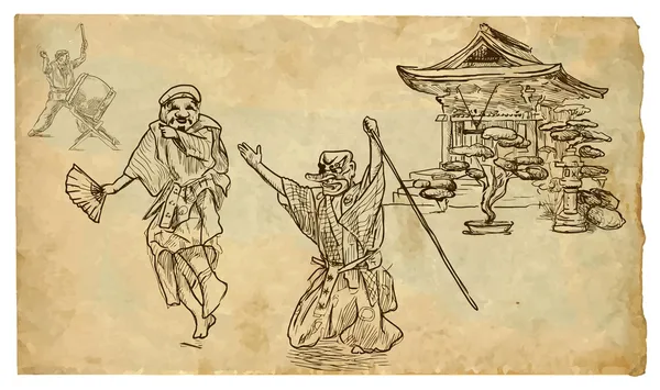 Kyogen, Royalty-free Kyogen Vector Images & Drawings | Depositphotos®