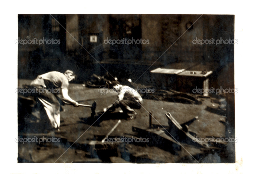 Hard work - the smiths — Stock Photo © kuco #28163817