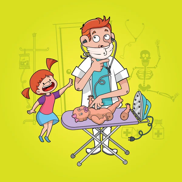 Medicine Cartoon Doctor - Stock Image - Everypixel