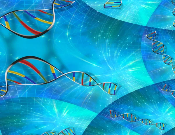 Dna Strand Vivid Space Stock Photo by ©PantherMediaSeller 340547464