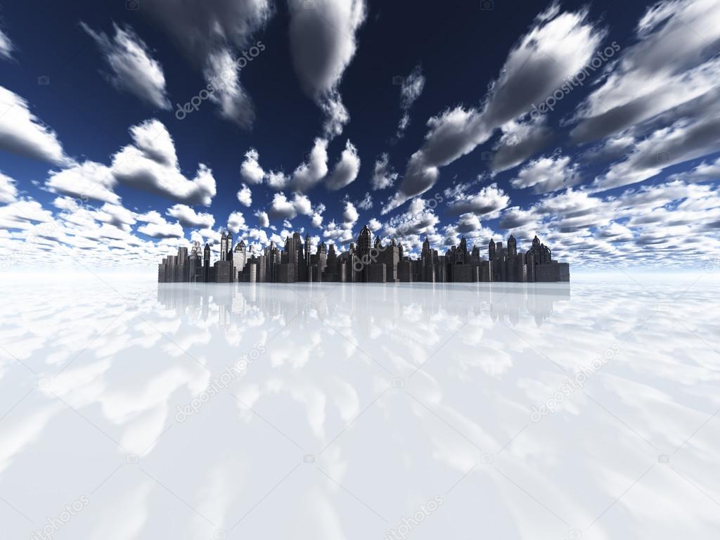 Distant city Stock Photo by ©rlffimageso 29486117