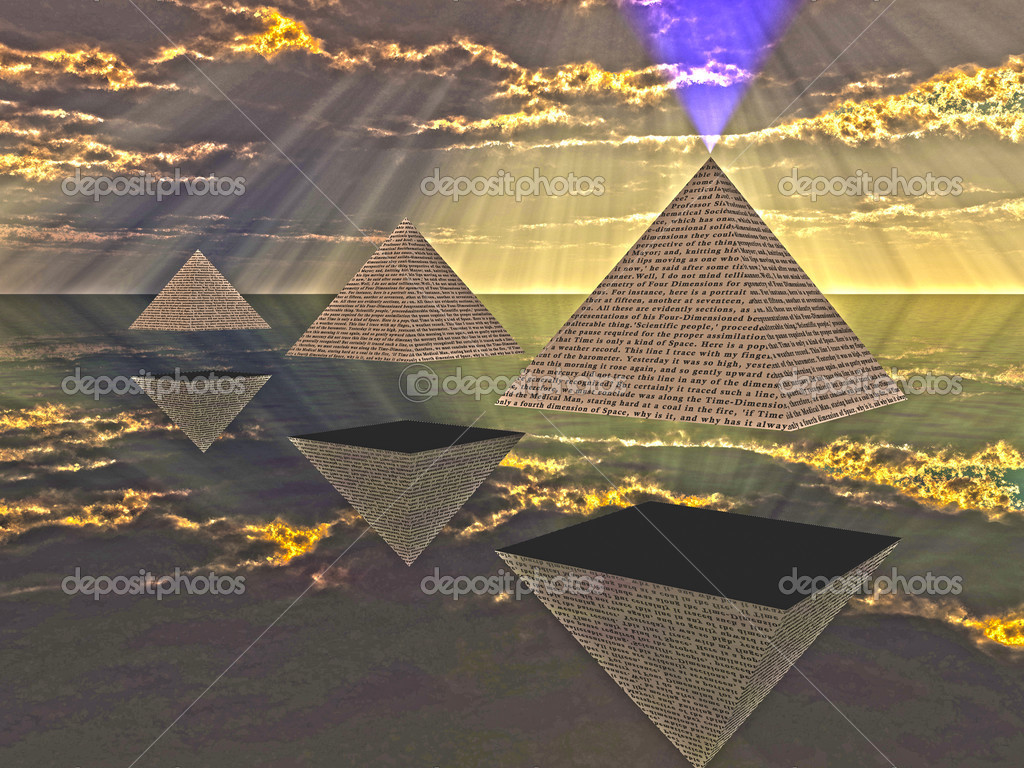 Triad of floating Pyramids Stock Photo by ©rlffimageso 29487969