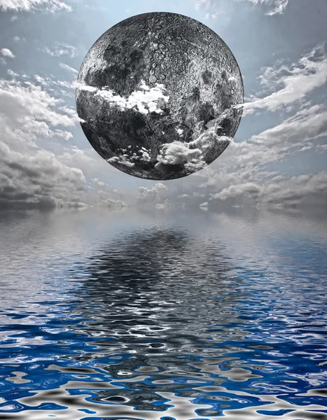 Moon reflection Stock Photos, Royalty Free Moon reflection Images ...