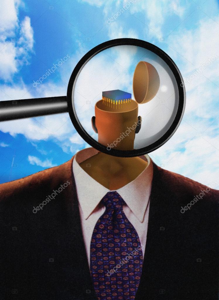 Inside mind of mechanical man Stock Photo by ©rlffimageso 29511905