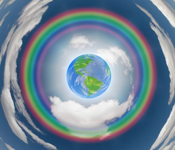 Rainbow earth Stock Photos, Royalty Free Rainbow earth Images ...